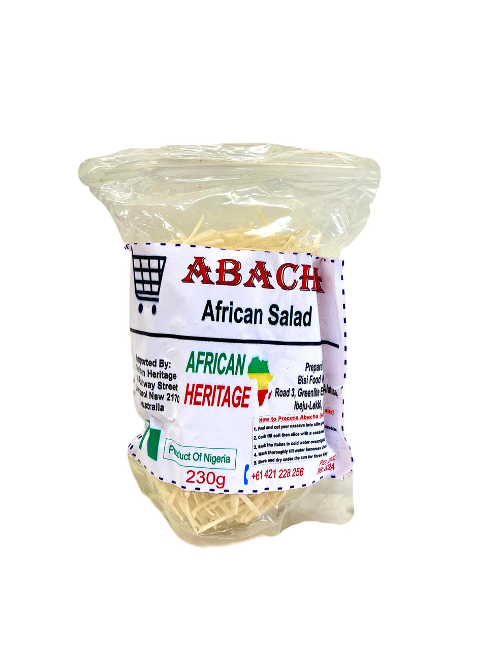Abacha African Salad – JB African Enterprise
